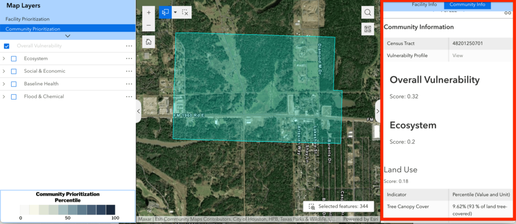 Vulnerability map - Create Nature-Based Solutions